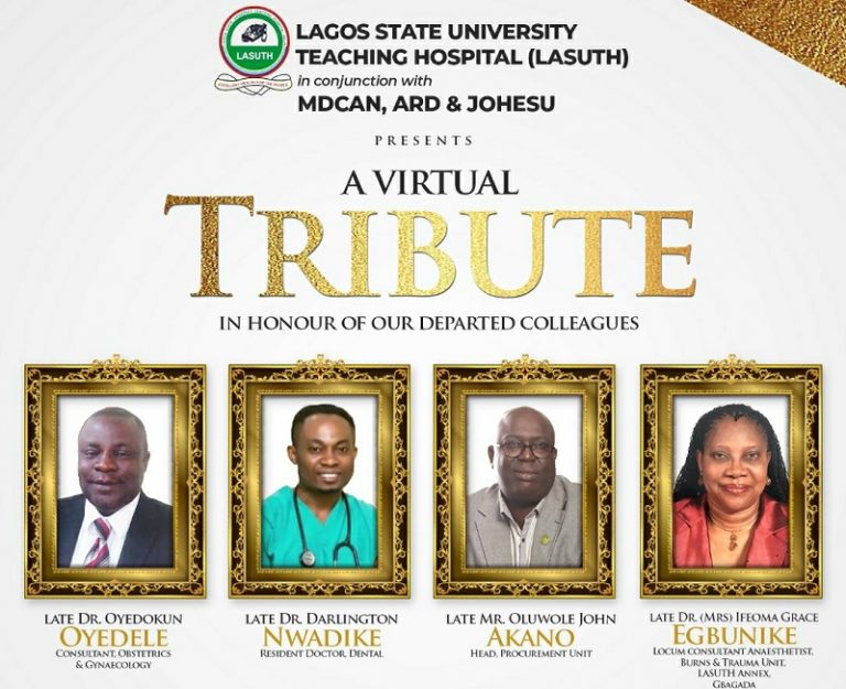LASUTH Holds Virtual Tribute to Honour her Fallen Heroes | Tribe and Elan